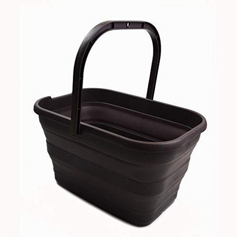 Sammart 12l (3.17 Gallon) Collapsible Rectangular Handy Basket/bucket ...