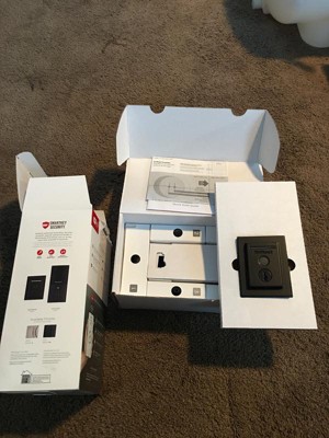 Kwikset Halo Touch Contemporary Fingerprint Smart Door Lock In Matte ...