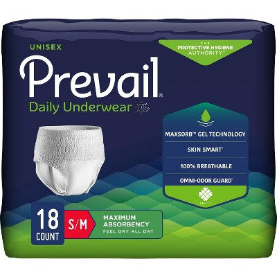 Prevail Daily Unisex Adult Incontinence Underwear, Pull On with Tear ...