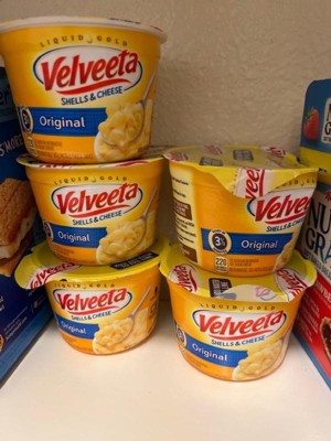 Velveeta Shells & Cheese Original Mac And Cheese Cups Easy Microwavable ...
