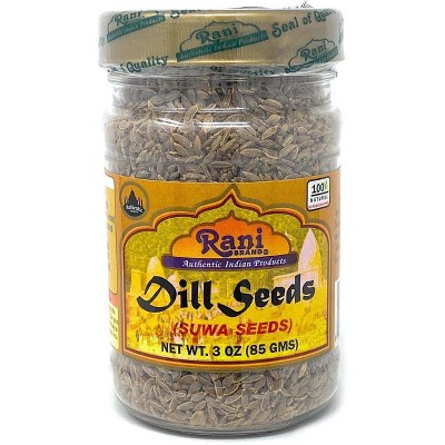 Dill Seeds (suwa / Sua) Whole, Spice - 3oz (85g) - Rani Brand Authentic ...
