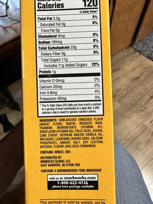 Nabisco Ginger Snaps Cookies - 16oz : Target