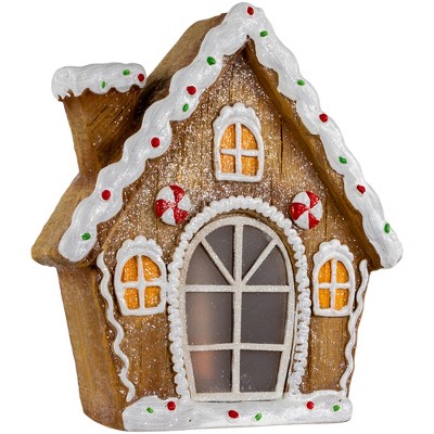 Northlight 12.5" Led Lighted Frosted Gingerbread Peppermint Christmas ...