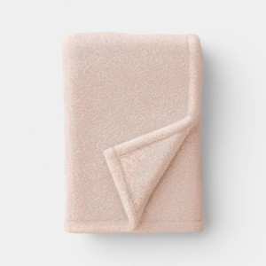 50"x70" Heathered Comfort Plush Throw Pink - Room Essentials™ : Target