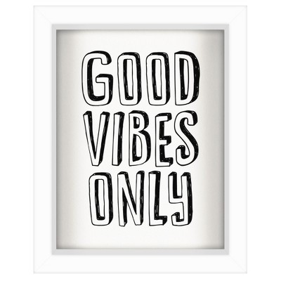 Americanflat Minimalist Motivational Good Vibes Only' By Motivated Type ...
