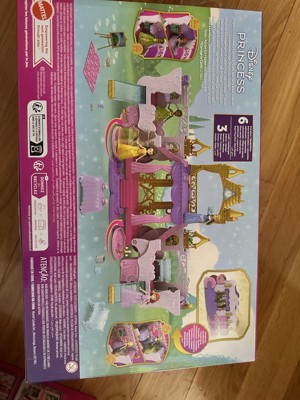 Disney Princess Carriage To Castle Transforming Playset 18pc With ...