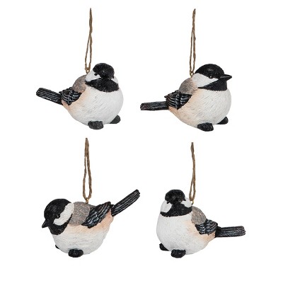 Gallerie Ii Chickadee Birds Ornament Set Of 3 : Target