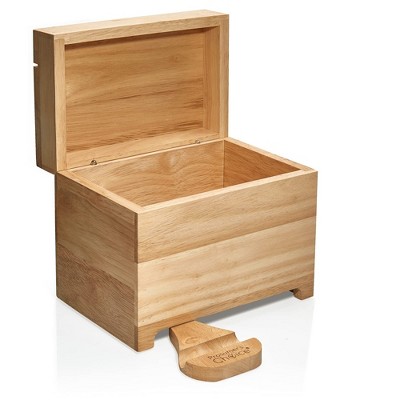 Outshine Co White Wooden Recipe Box With Cards And Dividers : Target