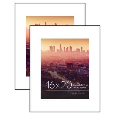 Americanflat Front Loading 16x20 Picture Frames In Black - Displays ...