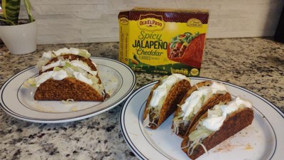 Old El Paso Gluten Free Taco Shells Bold Jalapeno Cheddar - 5.4oz : Target