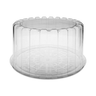 Pactiv Evergreen Plastic Cake Container, Deep 8" Cake Container, 9.25 ...