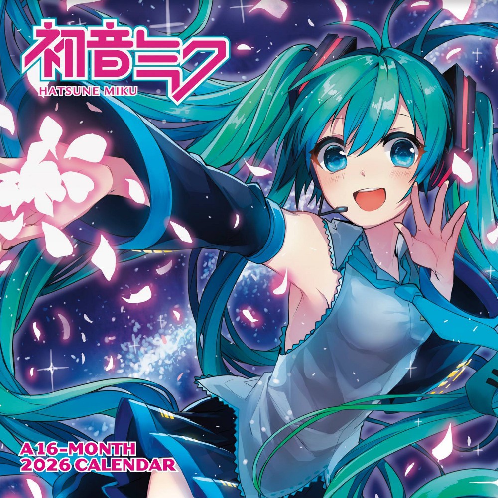 Trends International Hatsune Miku 12"x12" Wall Calendar 2026 - buy ...