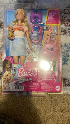 Barbie Doll And Accessories Travel Set With Puppy : Target