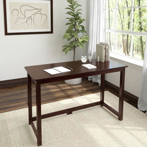 Plank+beam Writing Desk, Simple Desk For Bedroom, Home Office Study ...