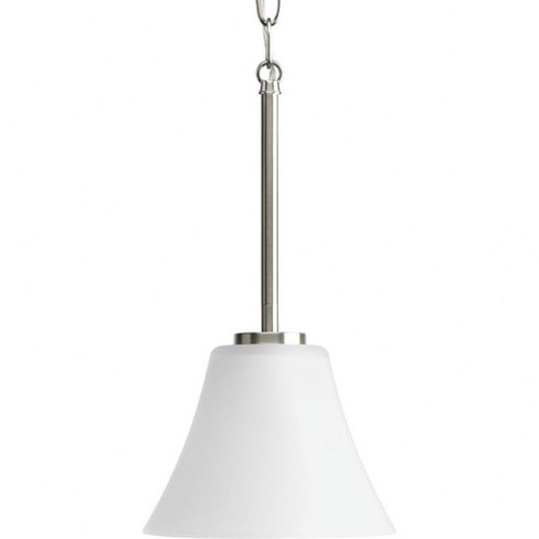 Progress Lighting Bravo 1-light Mini-pendant, Brushed Nickel, Etched ...