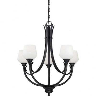 Vaxcel Grafton 5 - Light Chandelier In Oil Rubbed Bronze : Target