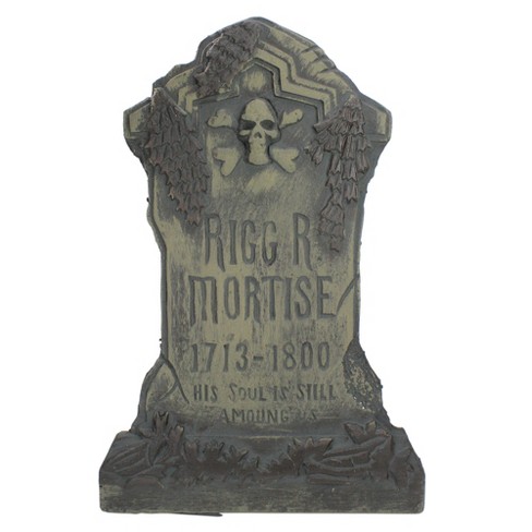 Northlight Tombstone "rigg R Mortise" Halloween Yard Decoration - 28.5 ...