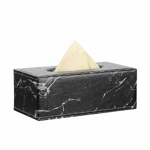 Alilang Faux Marble Leatherette Tissue Holder Rectangular Box Cover ...