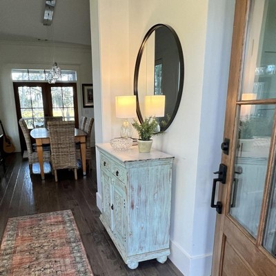 34" Round Decorative Wall Mirror - Threshold™ Designed With Studio ...