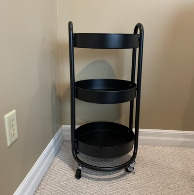 3 Tier Round Metal Utility Cart - Brightroom™ : Target