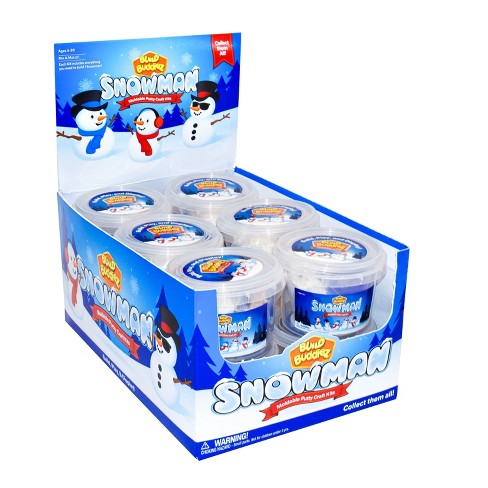 Build Buddiez Moldable Putty Craft Kits - Snow Man (12-pack) : Target