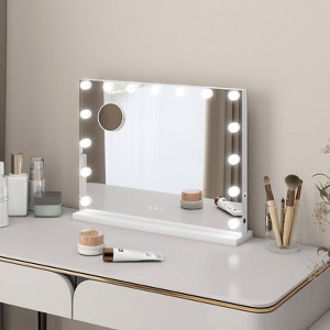 23"x17" LED Lighted Vanity Mirror with Stand : Target
