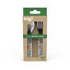 Zak Designs Bluey 2pc Bamboo And Plastic Kids Fork And Spoon Flatware ...