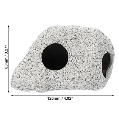 Unique Bargains Ceramic Aquarium Fish Tank Decoration Hideaway Rock ...