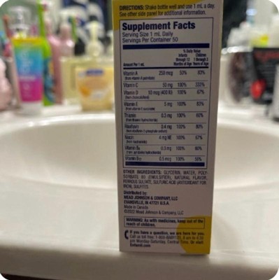 Enfamil Poly-vi-sol Multivitamin Dietary Supplement Drops - 1.69oz : Target