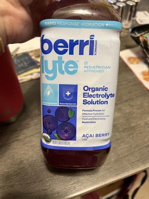 Berri Lyte Organic Plant-based Electrolyte Drink Solution - Acai Berry ...