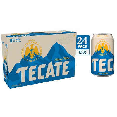 Tecate Light Beer - 24pk/12 Fl Oz Cans : Target