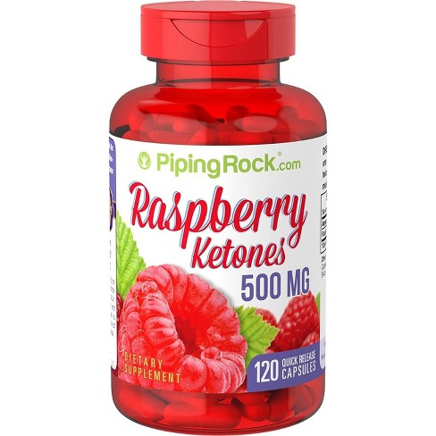 Piping Rock Raspberry Ketones 500mg | 120 Capsules : Target