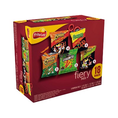 Frito-lay Variety Pack Fiery Mix - 18ct : Target