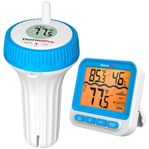 Thermopro Digital Pool Thermometer, Floating Water Thermometer For Hot ...
