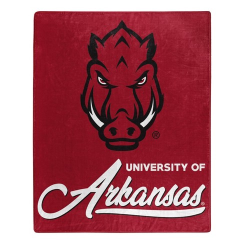 Ncaa Signature Arkansas Razorbacks 50 X 60 Raschel Throw Blanket : Target
