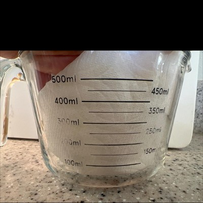 2 Cup Glass Measuring Cup Clear - Figmint™: Borosilicate, Bpa-free ...