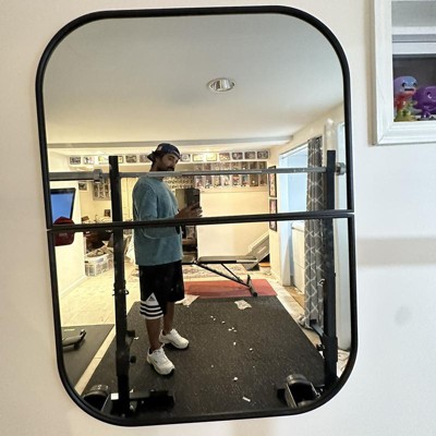 36" X 24" Over The Mantel Mirror Black - Project 62™ : Target