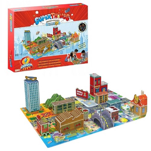 Link Super Things Rivals Of Kaboom City 3d Puzzle, 51 Pieces Glow-in ...