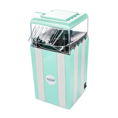 Brentwood Classic Striped 8 Cup Hot Air Popcorn Maker In Blue : Target