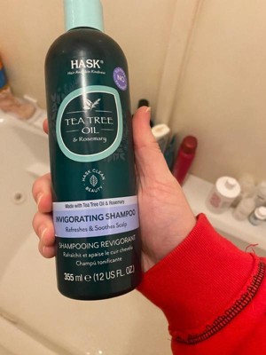 Hask Tea Tree & Rosemary Oil Scalp Care Shampoo - 12 Fl Oz : Target