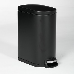 Aghana Digitals 10L Black Stainless Steel Kitchen Trash Can (SSTC103 ...