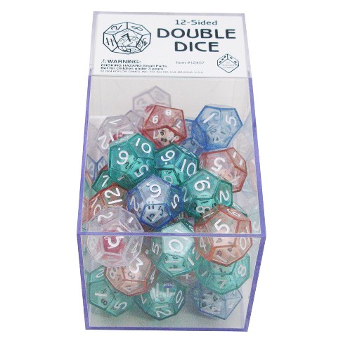 Koplow Games 12-sided Double Dice, Box Of 40 : Target