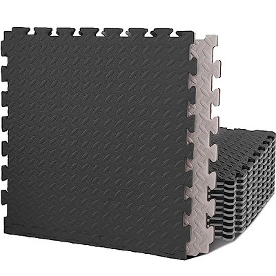 Er Kang Gym Floor Mats, Puzzle Exercise Mat Eva Foam , Cushioned ...