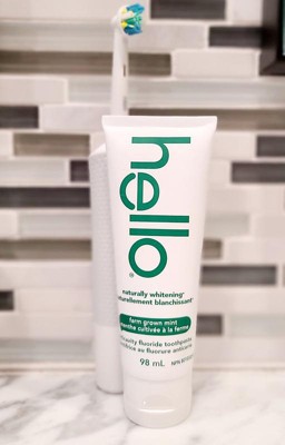 Hello Naturally Whitening Fluoride Toothpaste - 4.7oz/3pk : Target