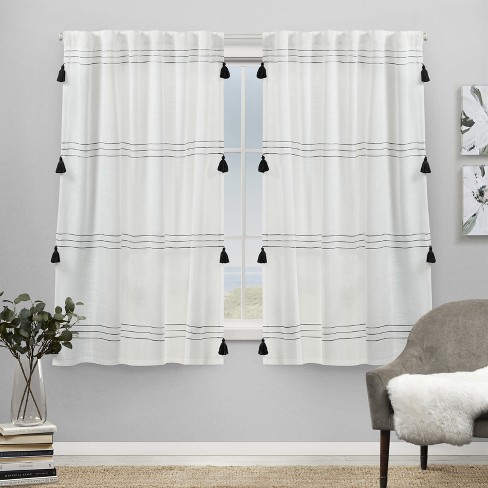 Exclusive Home Demi Light Filtering Hidden Tab Top Curtain Panel Pair ...