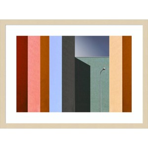 25" X 19" Industrial Territory Ii By Arro Wood Framed Wall Art Print ...