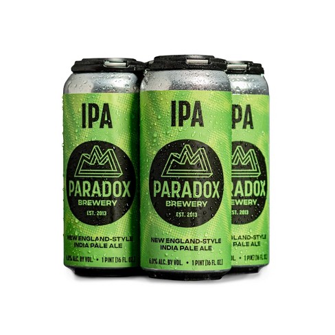 Paradox Brewery Ipa - 4pk/16 Fl Oz Cans : Target