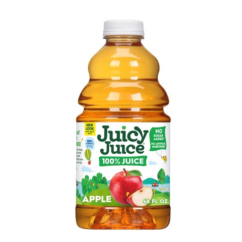 Juicy Juice Apple 100% Juice - 48 Fl Oz Bottle : Target