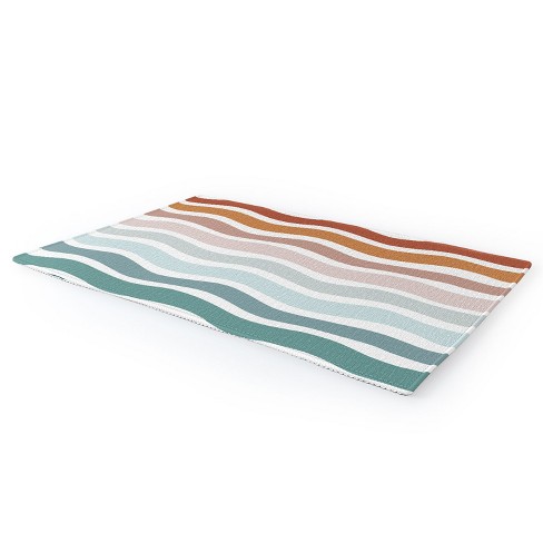 Coastl Studio Rainbow Waves 8 X 12' Rug - Deny Designs : Target