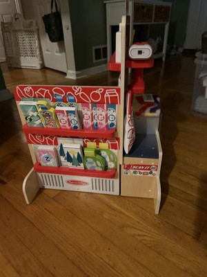 Melissa & Doug Wooden Scan It! Shop Mart Play Set With Electronic ...